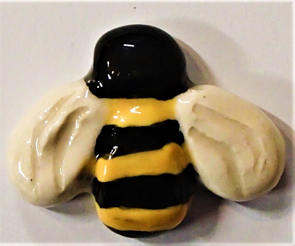 Handmade Ceramic Bees Large - MACS Mosaics