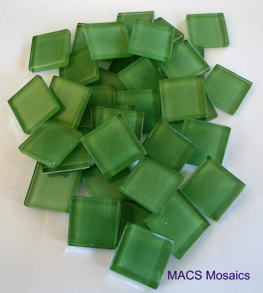 Crystal Mosaic Tiles 23mm Sage Green - MACS Mosaics