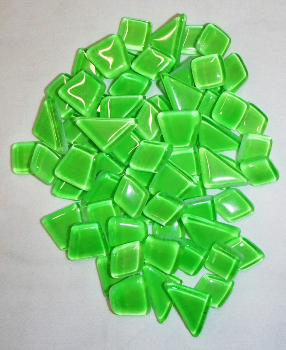 Crystal Glow in the Dark Mosaic Tiles - Green - MACS Mosaics
