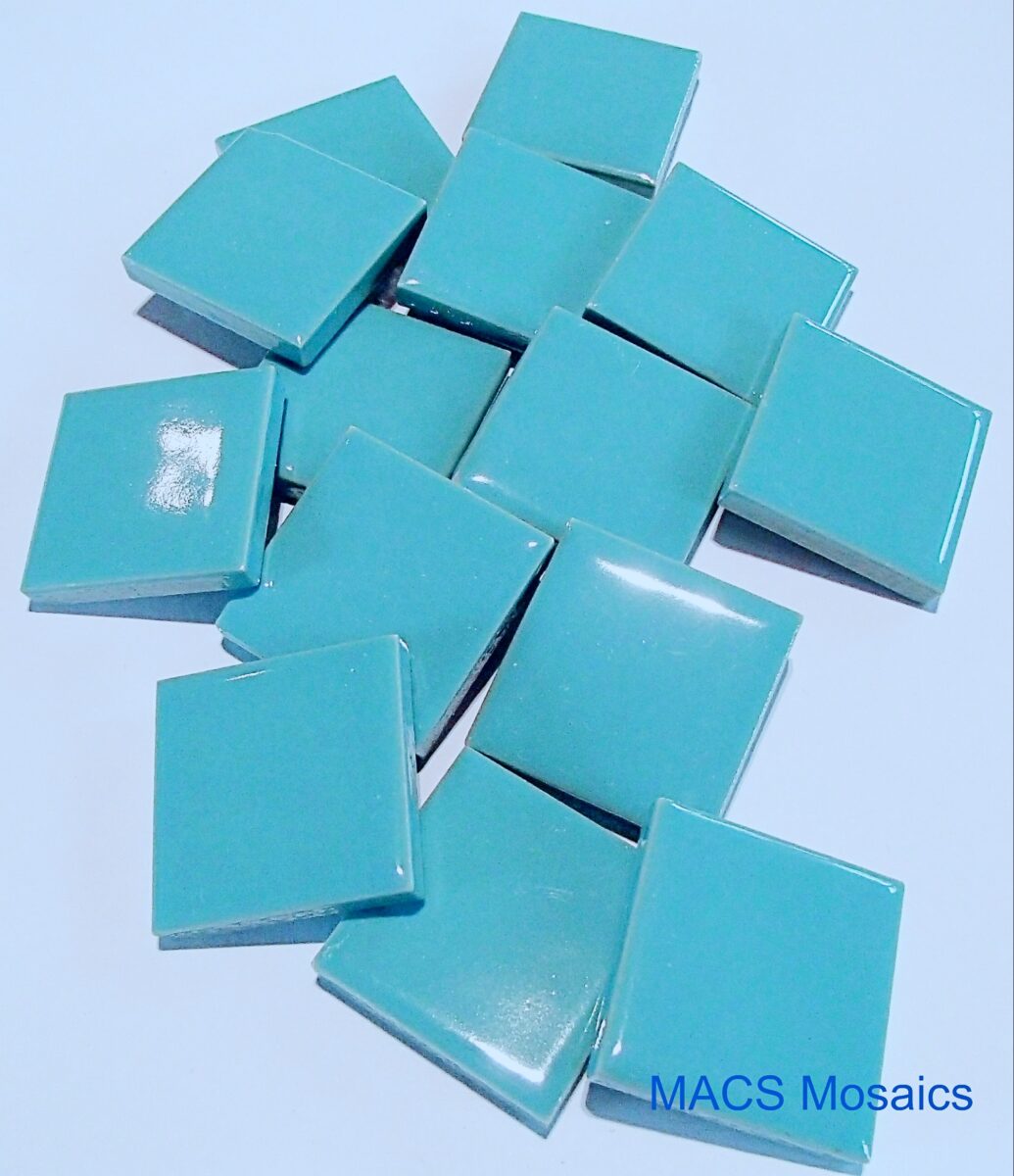 Ceramic Mosaic Tiles 25mm Sky Blue - MACS Mosaics